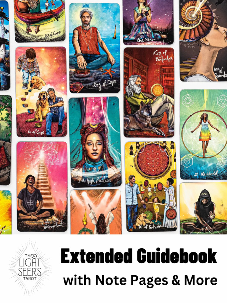 Light Seer's Tarot - Extended Guidebook With Note Pages | PDF