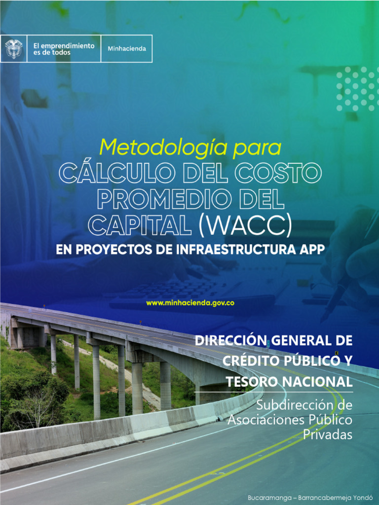 Metodología para Calcular WACC en APPs | PDF | Diferencia | Modelo de ...