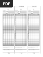 DTR Template | PDF | Signature | Authentication