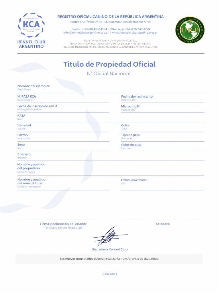 Registro - Oficial - Nala Line Fusión Argentina | PDF