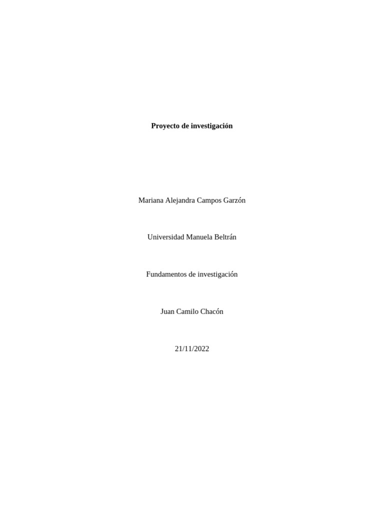 Word Proyecto Inv | PDF | Medicina alternativa