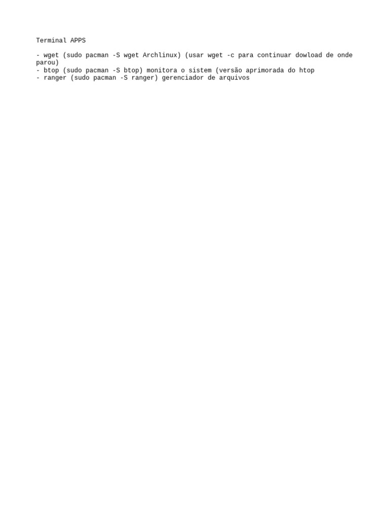 Terminal APPS | PDF