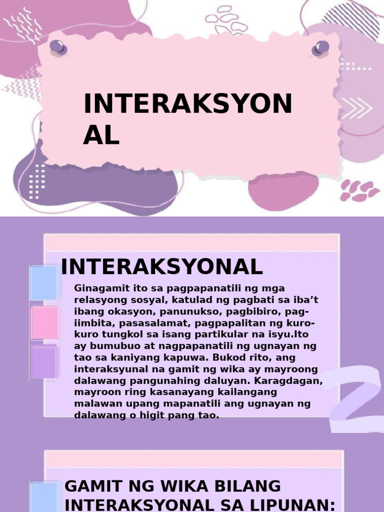 Interaksyonal Polaris | PDF