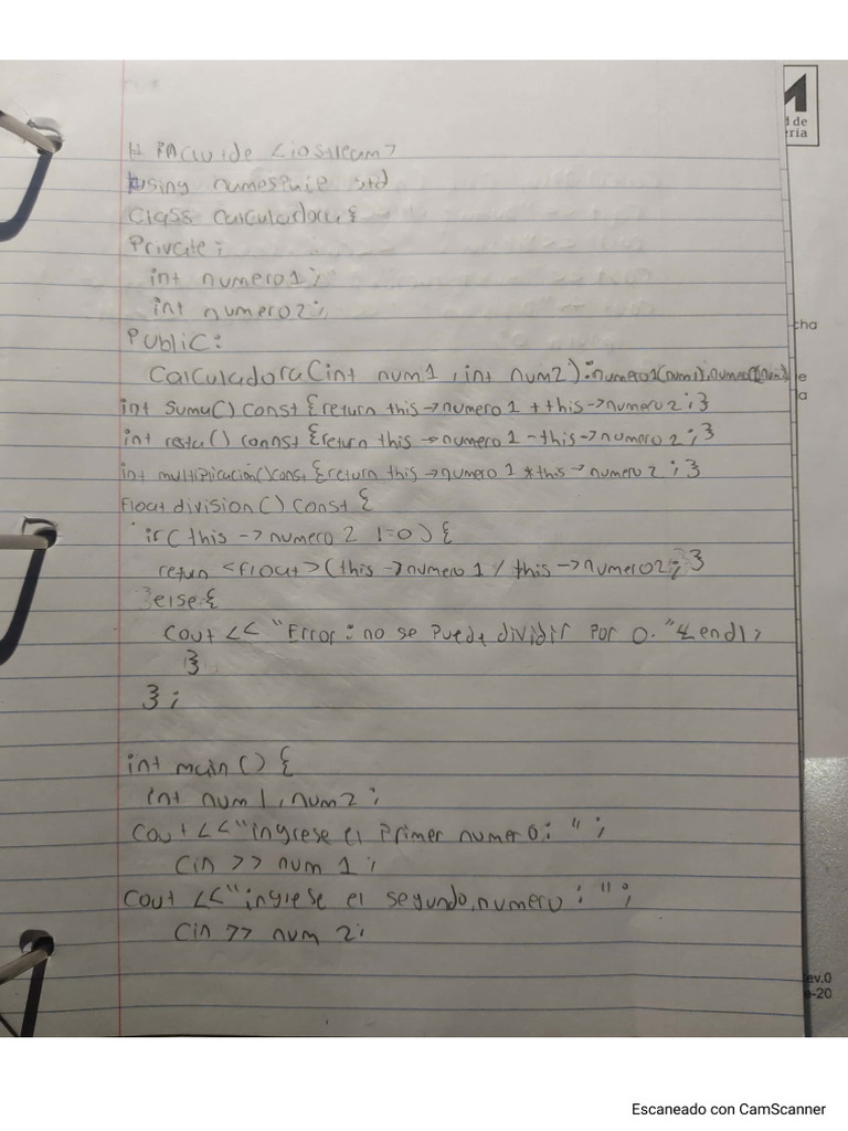 Taller POO Cabrera Rodrigo | PDF