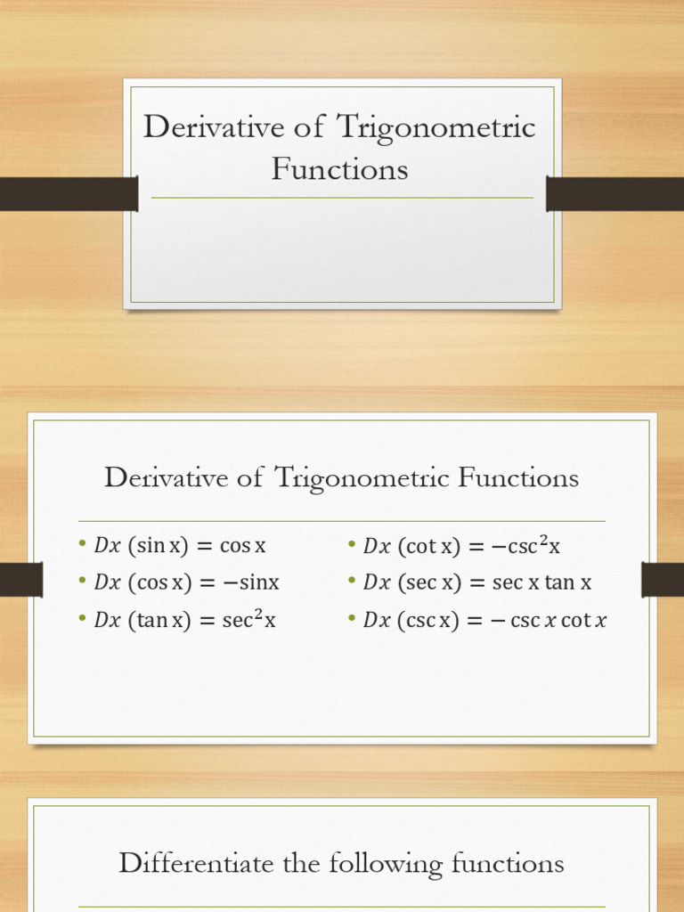 L4 Trigonometric Functions | PDF