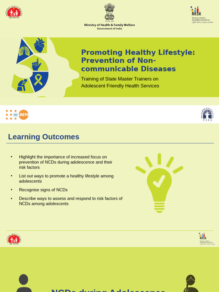 NCDs During Adolescence | PDF | Non Communicable Disease | Diseases And ...
