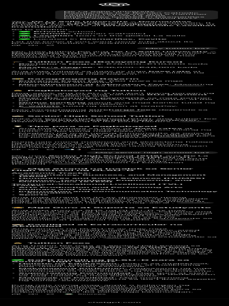 DLSU-D Private School | PDF