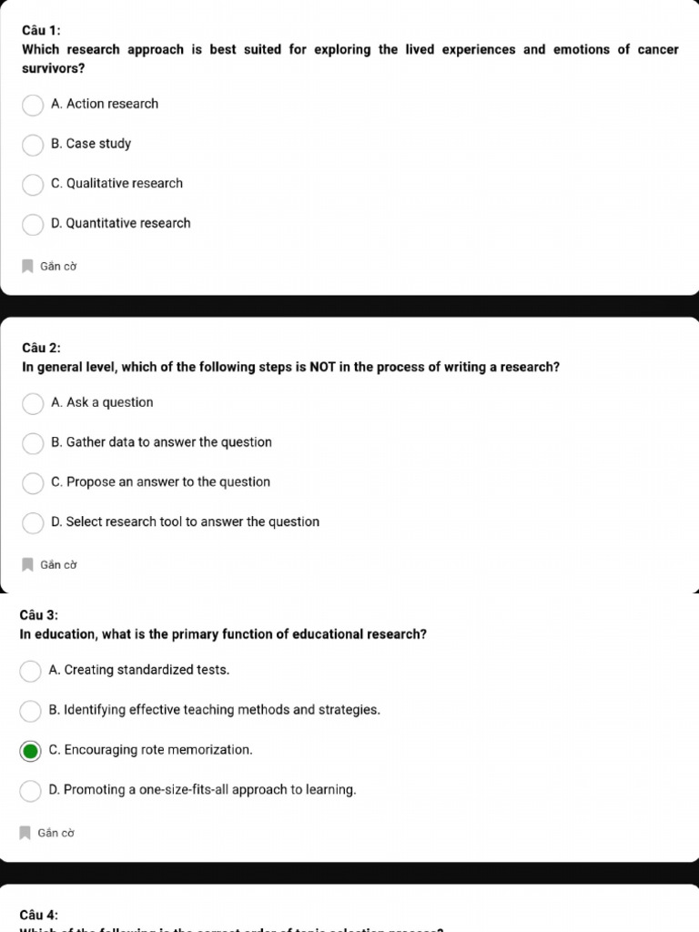 LTTT Research Methodology | PDF | Questionnaire | Brainstorming