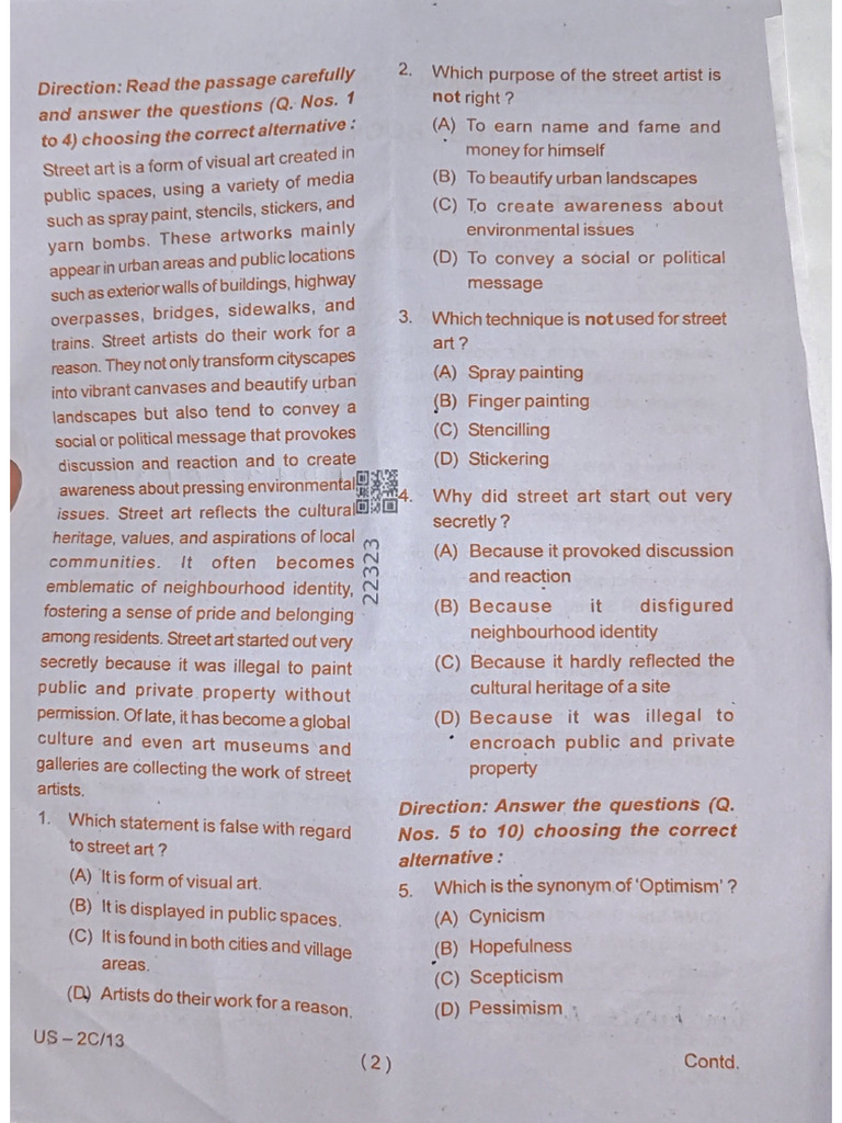 Question Bed 2025 | PDF