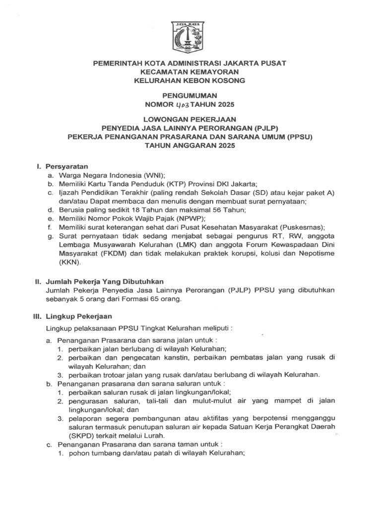 Ppsu - Kebon Kosong - 5 | PDF