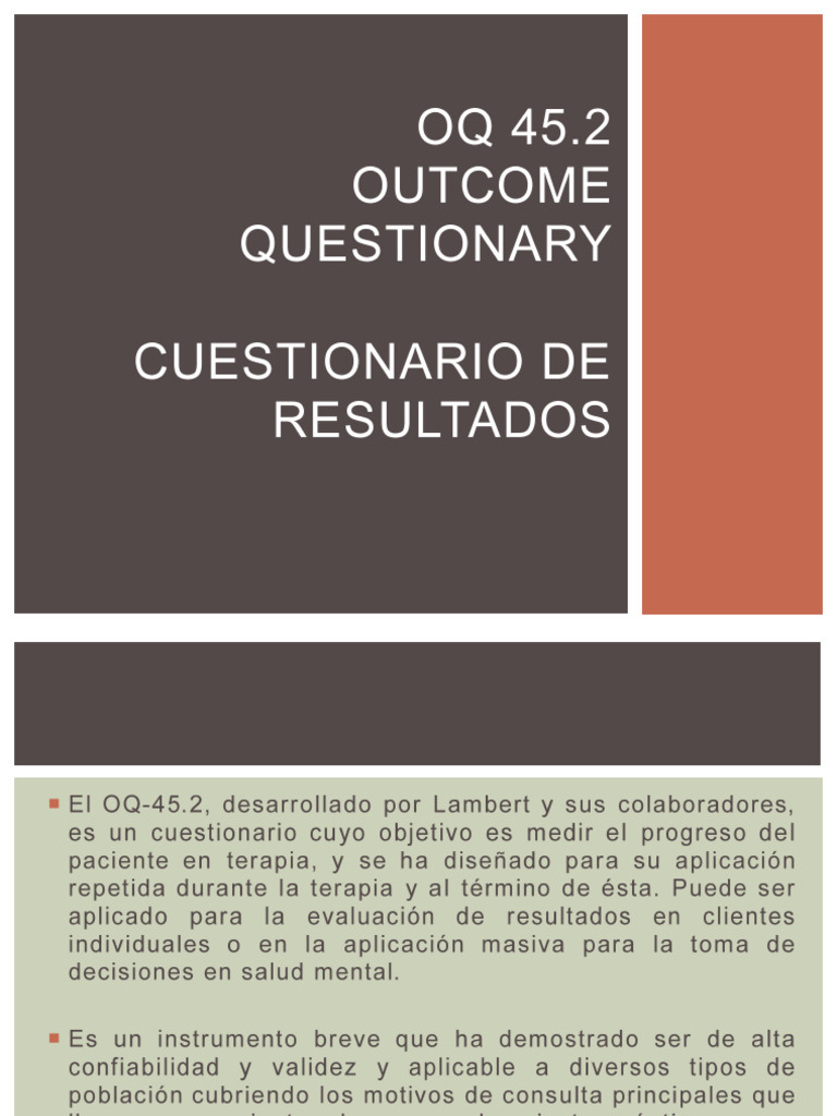 Diapositivas Clase OQ 45-2 | PDF