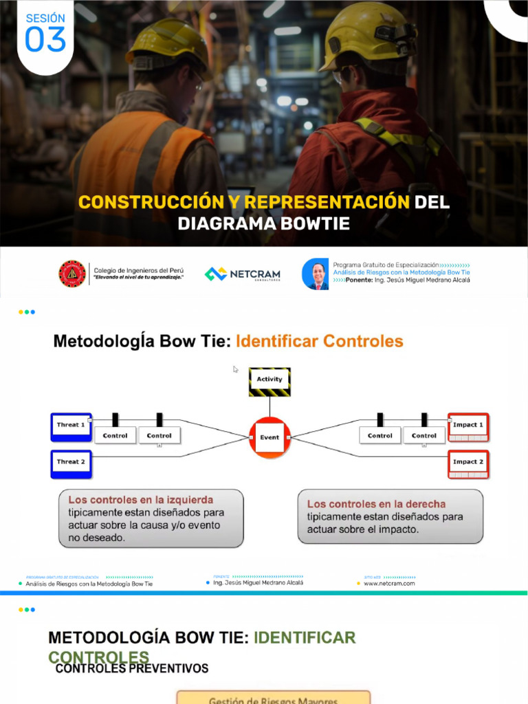 Sesión 03 - Analisis de Riesgos Con La Metodología BOW TIE | PDF