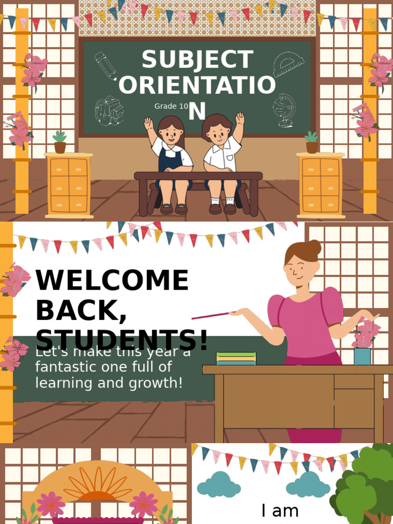 Grade 10 Subject Orientation | PDF