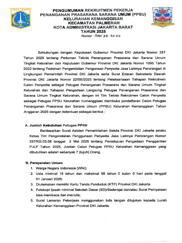 Ppsu Kemanggisan 7 | PDF