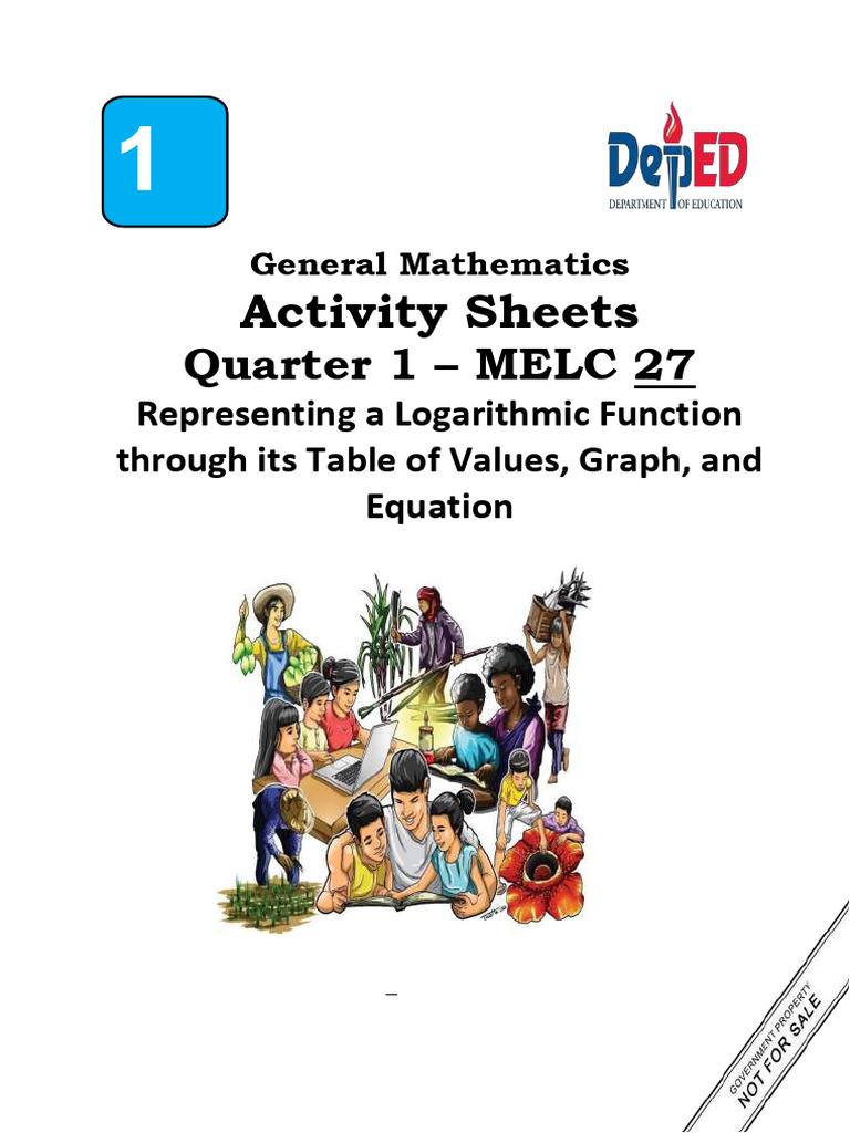 Logarithmic Functions: Values & Graphs | PDF | Logarithm | Function ...