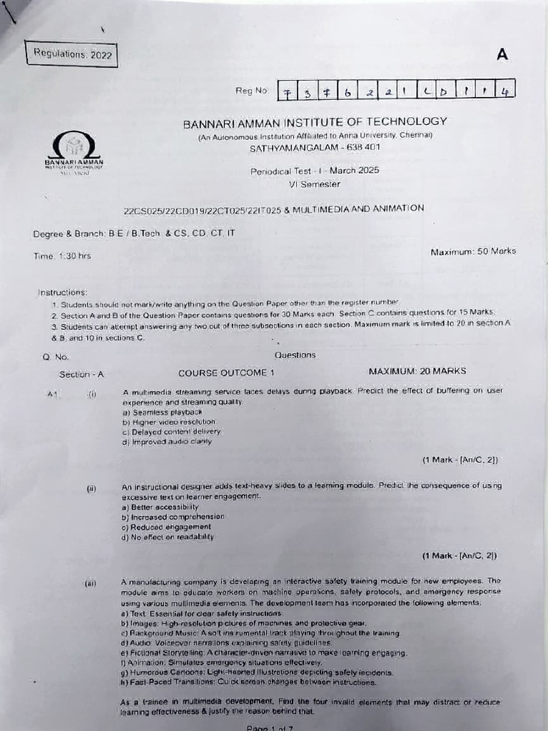 Multimedia & Animation PT 1 Question | PDF | Data Compression | Computing