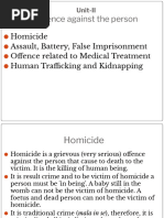 Kinds of Qatal | PDF | Mens Rea | Punishments