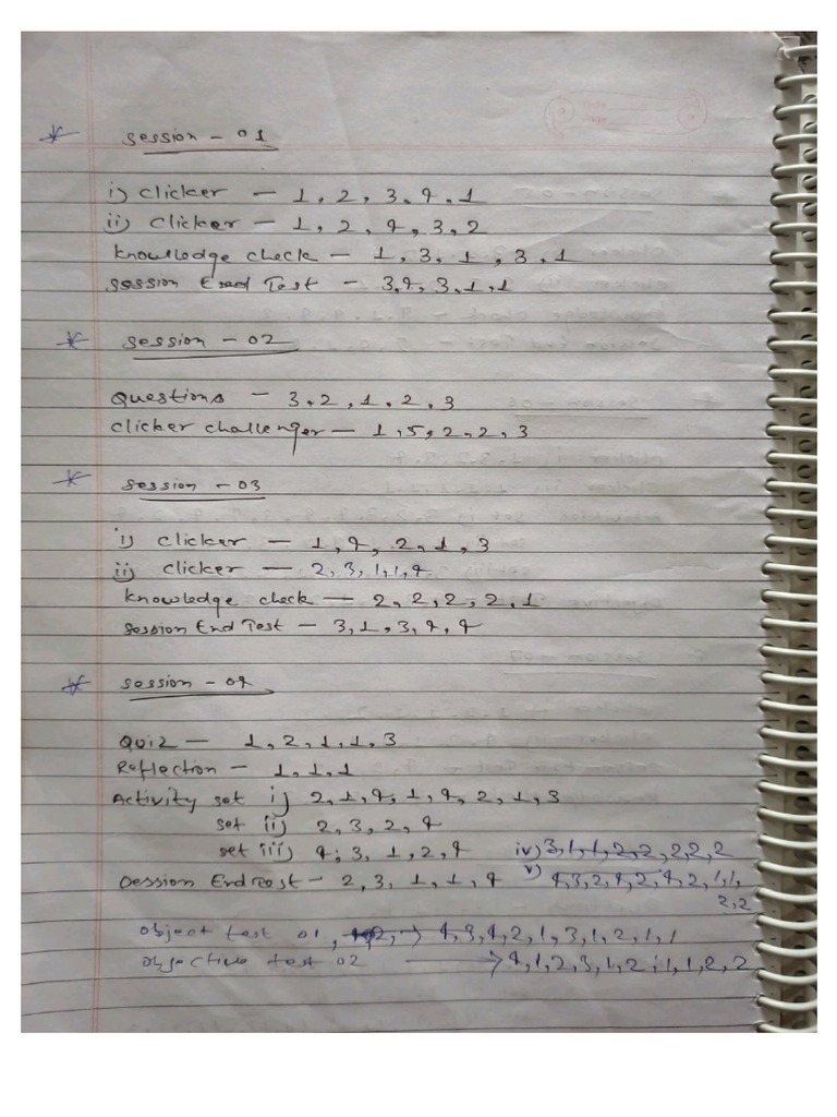 Era Clicker Answer - 1 | PDF