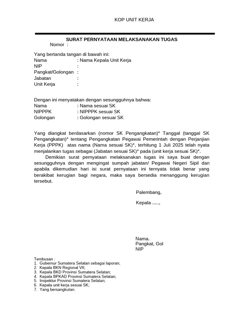 Format SPMT PPPK | PDF