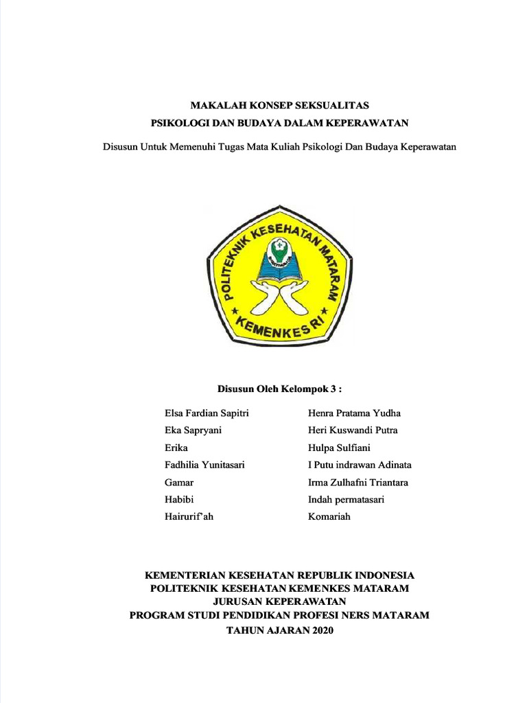 PDF Makalah Konsep Seksualitas Kel 3 Compress | PDF