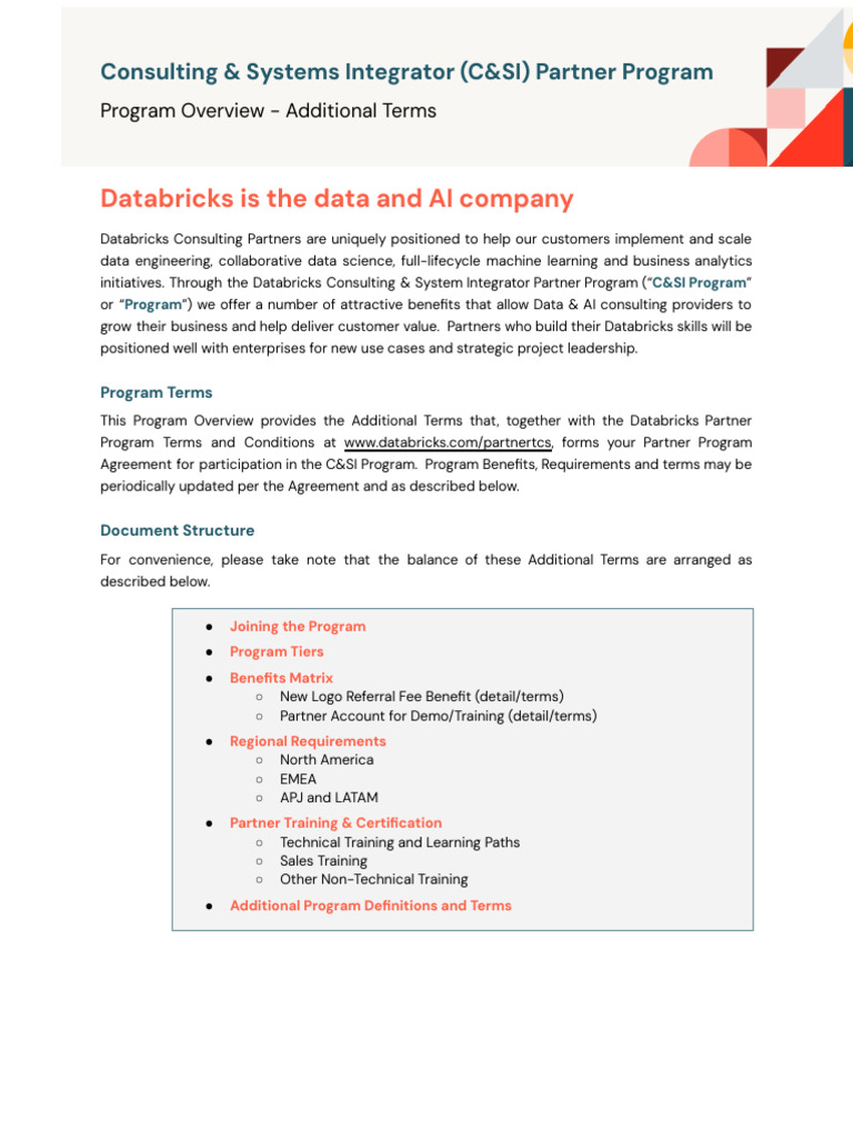 Csi Program Overview May 2025 | PDF | Indemnity | Business