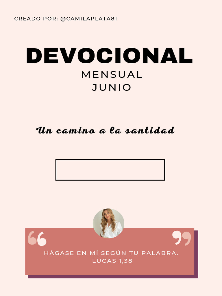 Devocional Junio (Completo) | PDF | Iglesia Católica | Oración