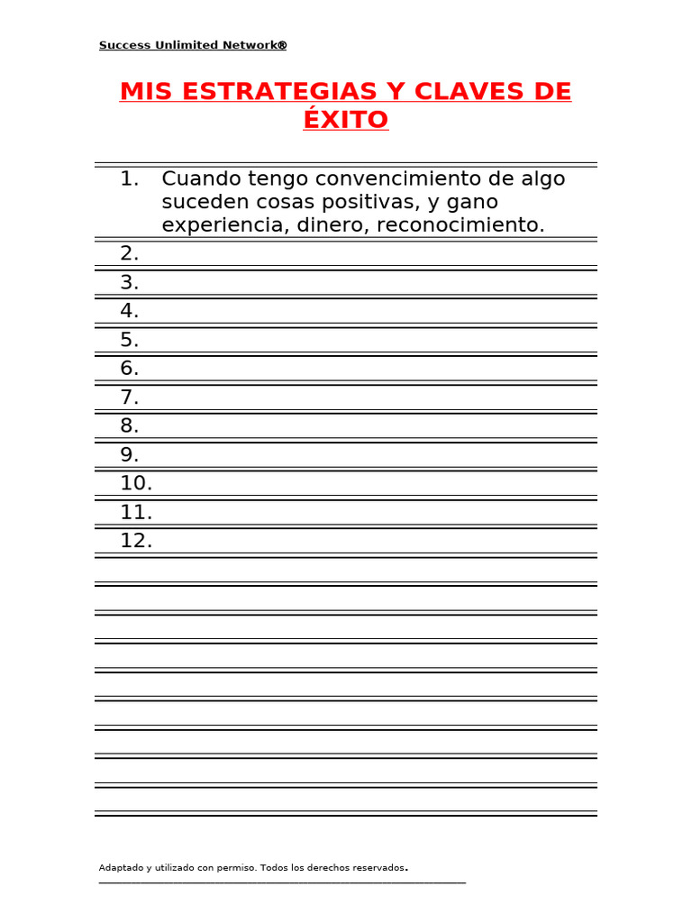 Estrategias y Claves de Exito KM | PDF