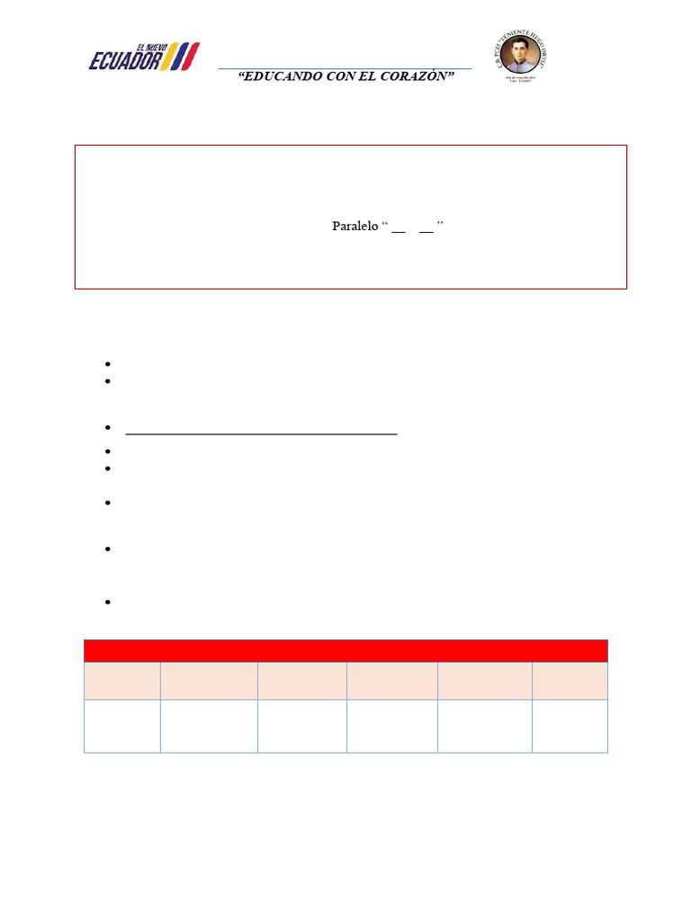 Actividad de Aprendizaje Tarea EG 2do BGU Unidad 4, (S1 S2) | PDF | Aprendizaje