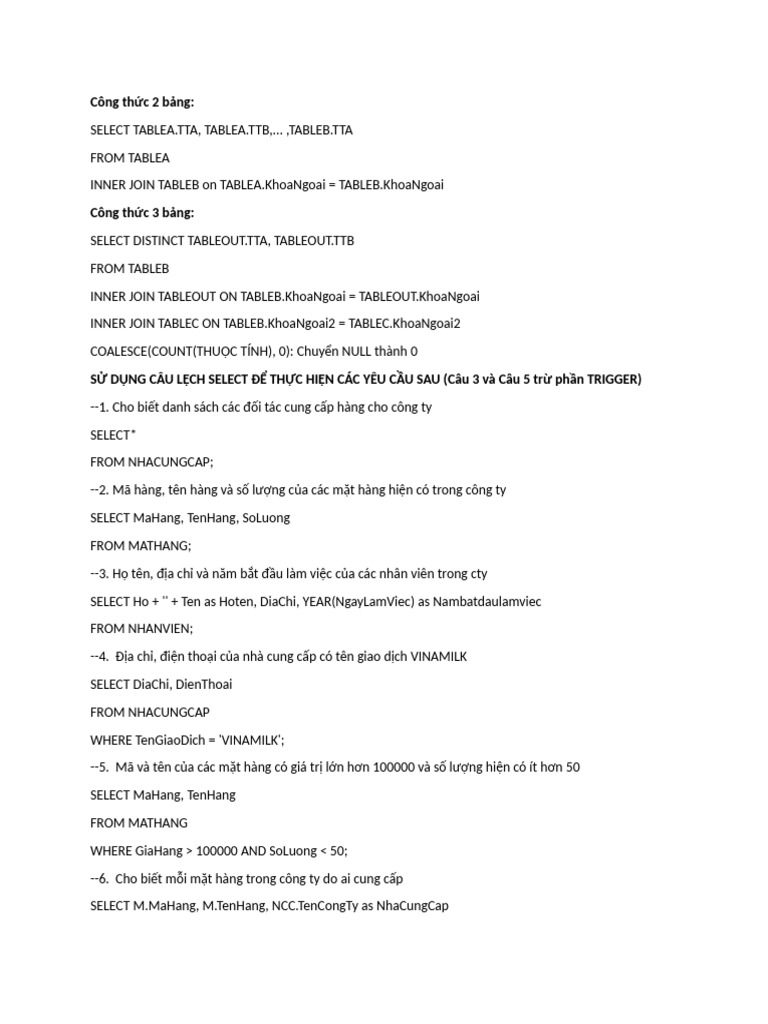 Phao C U Sinh CSDL | PDF