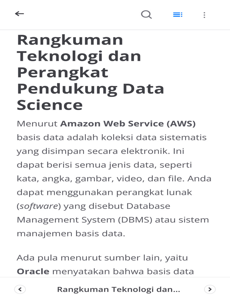 Rangkuman Teknologi Dan Perangkat Pendukung Data Science Belajar Dasar Data Science Dicoding ...