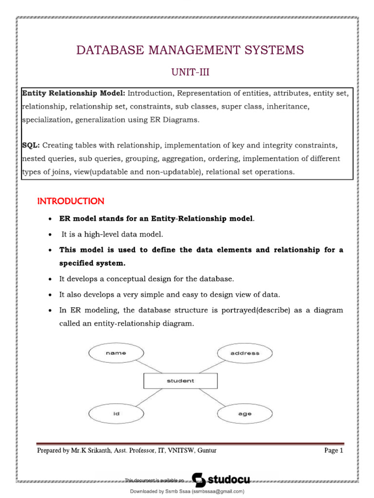 Dbms Unit 3 | PDF