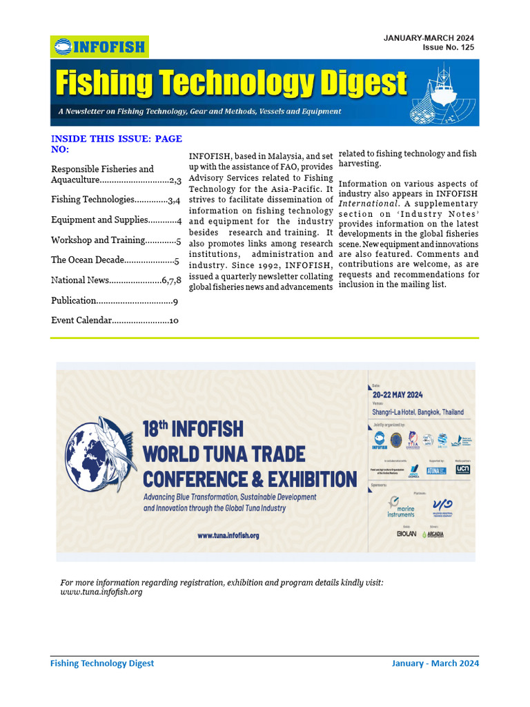 Fishing Technology Digest Q1 2024 | PDF | Fisheries Management | Fishery