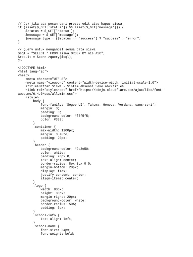 Menampilkan Hasil Esp32 Ke Database Mysql Arduino | PDF | Programming ...