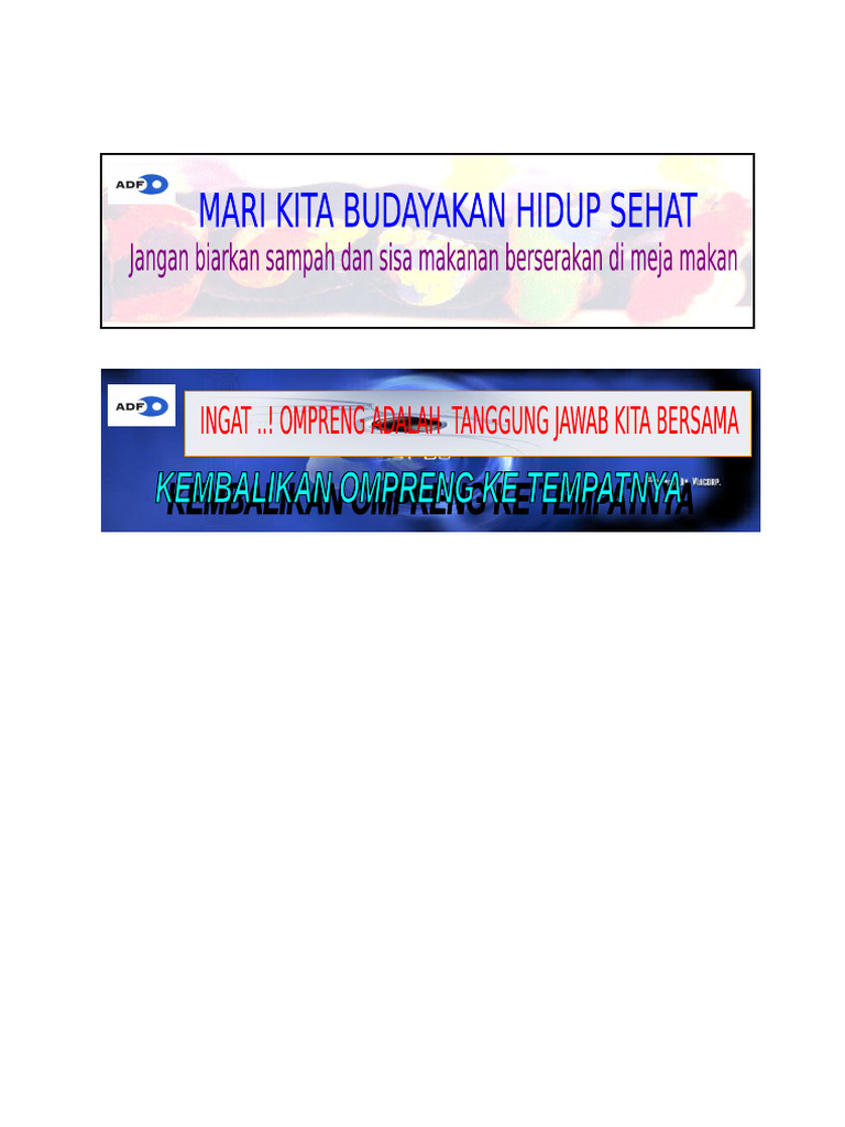 Contoh Spanduk Kantin 1 | PDF