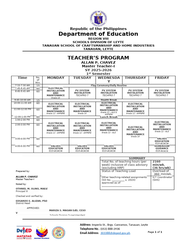 Teachers Program SHS | PDF | Public Administration | Government