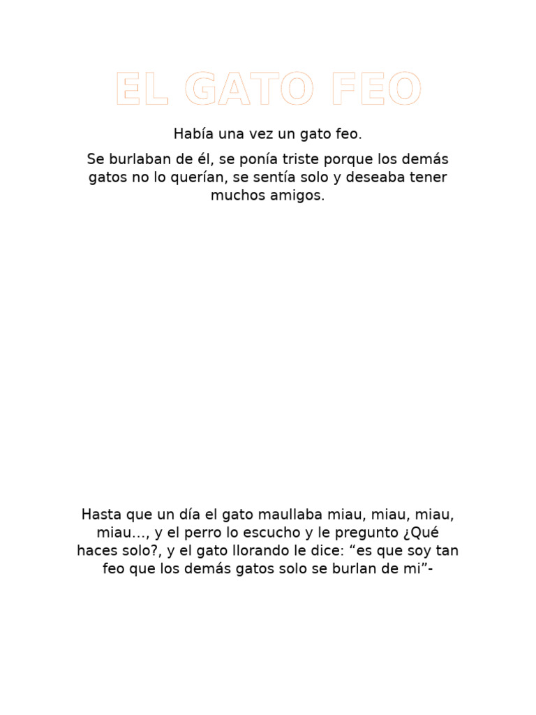 El Gato Feo | PDF