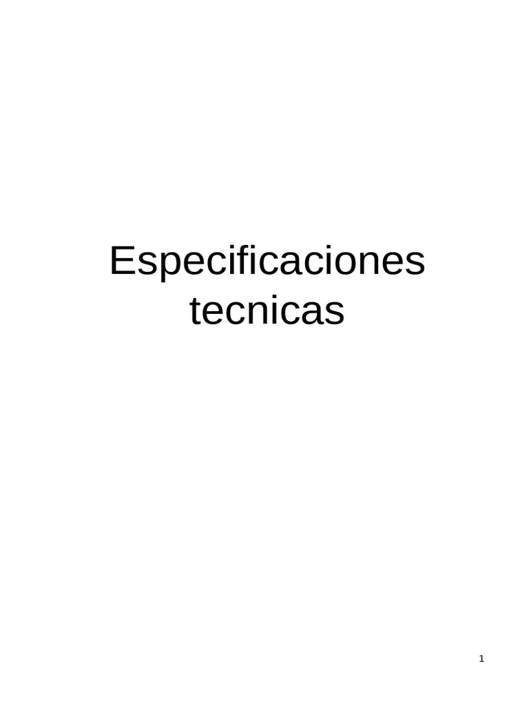 Especificaciones Tecnicas LRPD 3 Topicos Especiales | PDF | Hormigón | Albañilería