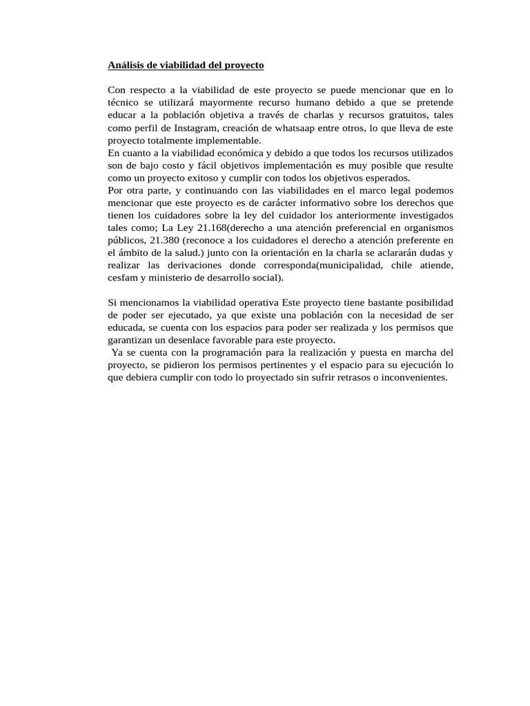 Viabilidad Op 2 | PDF