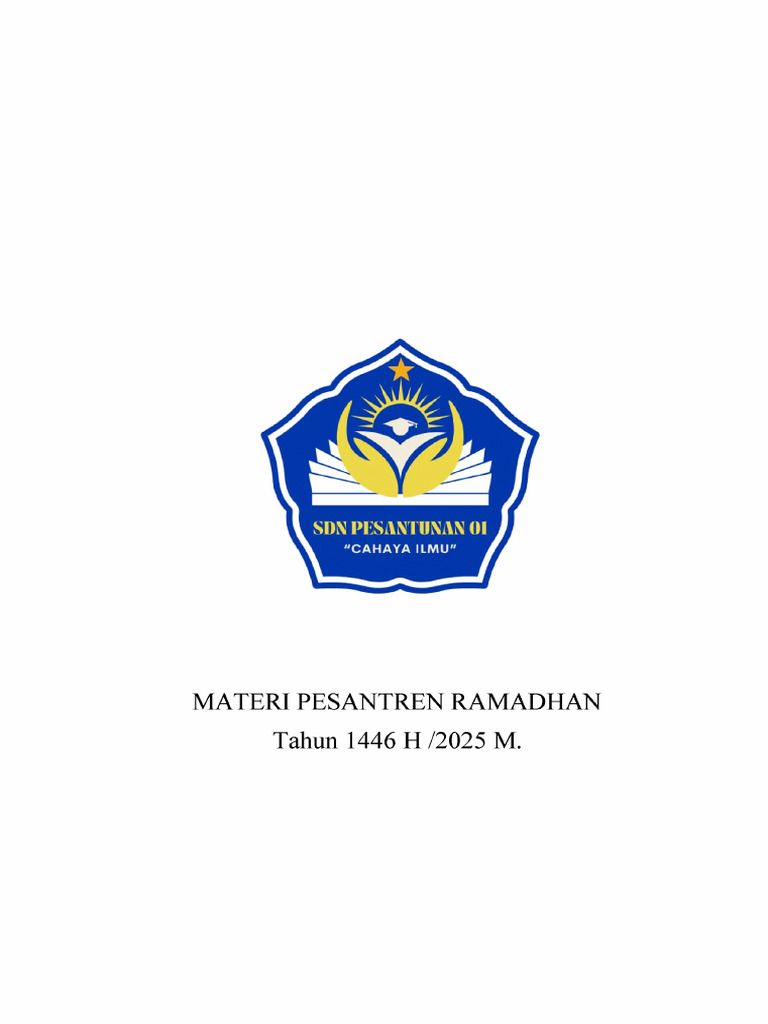 Materi Pesantren Ramadhan 1446 H | PDF