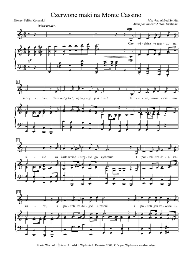 Czerwone Maki Na Monte Cassino | PDF