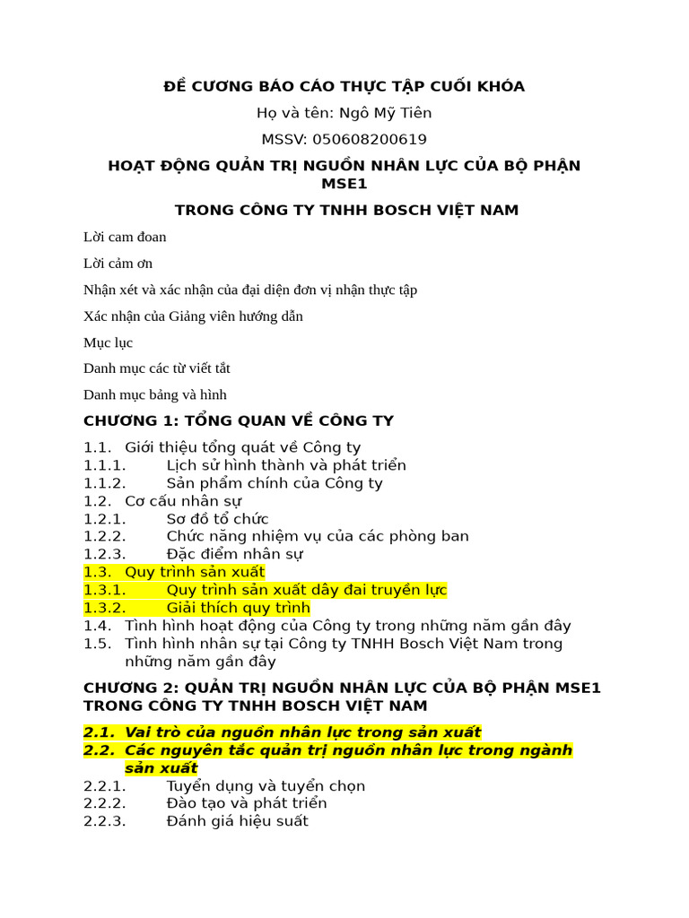 Đề Cương BCTT - Mỹ Tiên - 08.11.23 | PDF