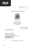 2019 Psle Paper | PDF