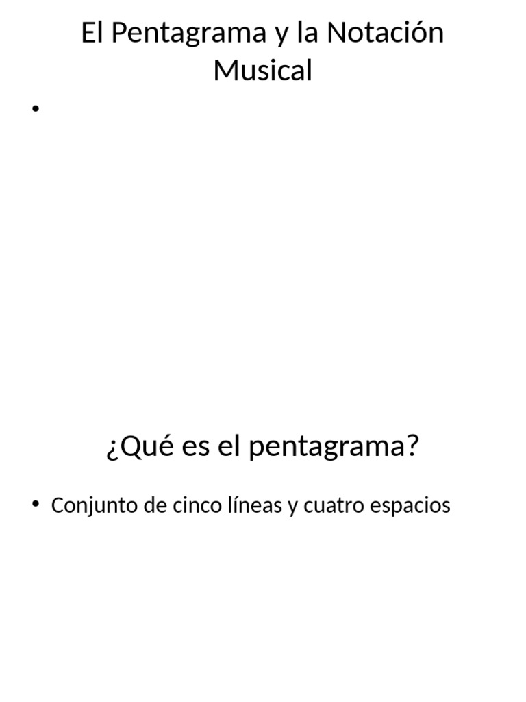 Imprimir Notación Musical y Pentagrama | PDF