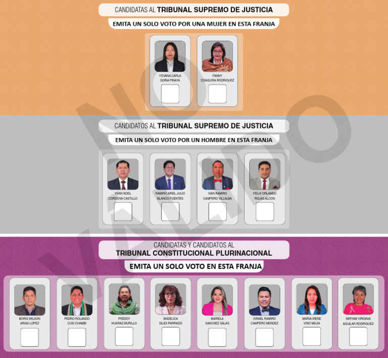 Papeleta La Paz | PDF