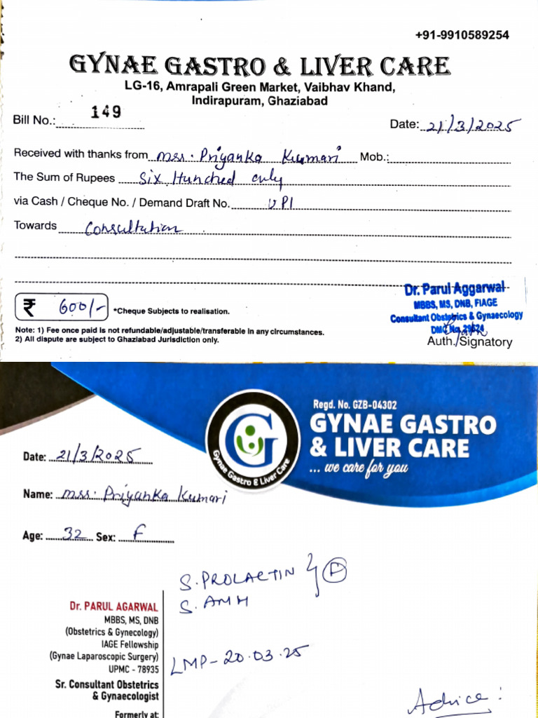 Gynae Gastro & Liver Care: Date:2a) 2eRS | PDF | Gynaecology | Clinical ...