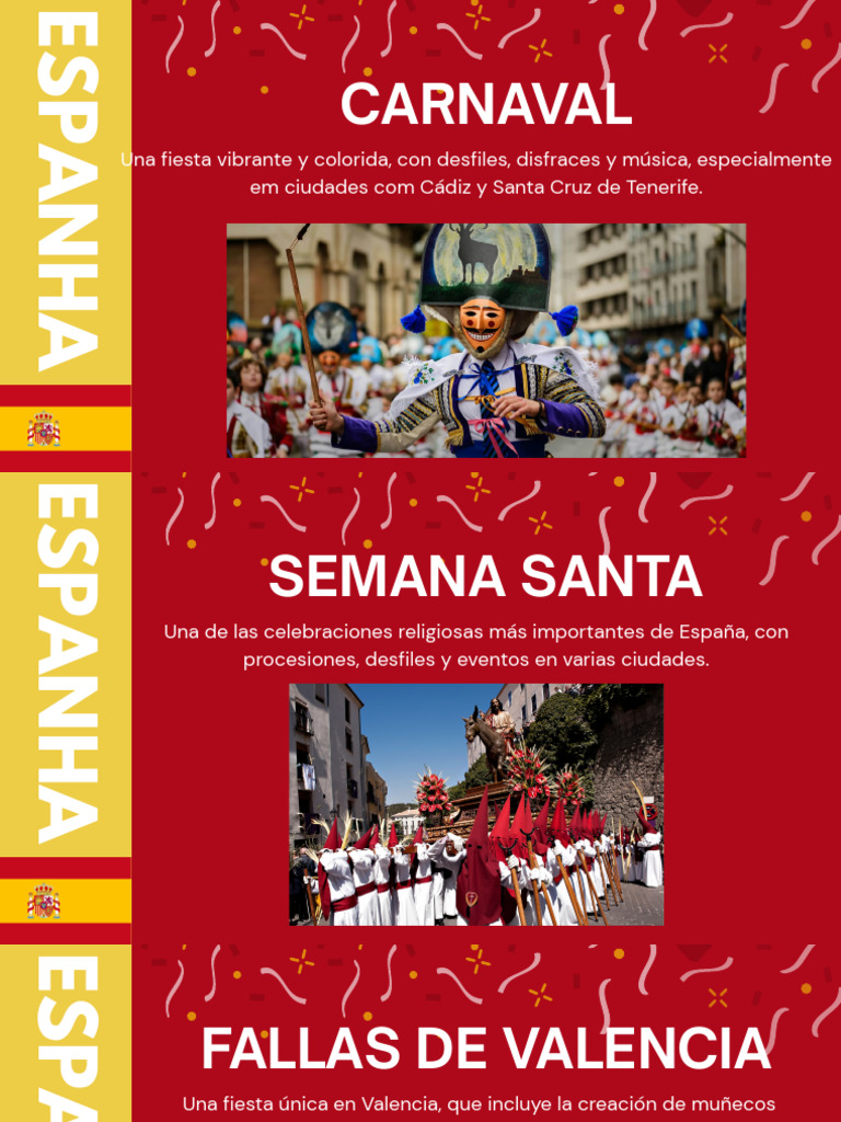 Fiestas Populares de España: Tradiciones y Celebraciones | PDF