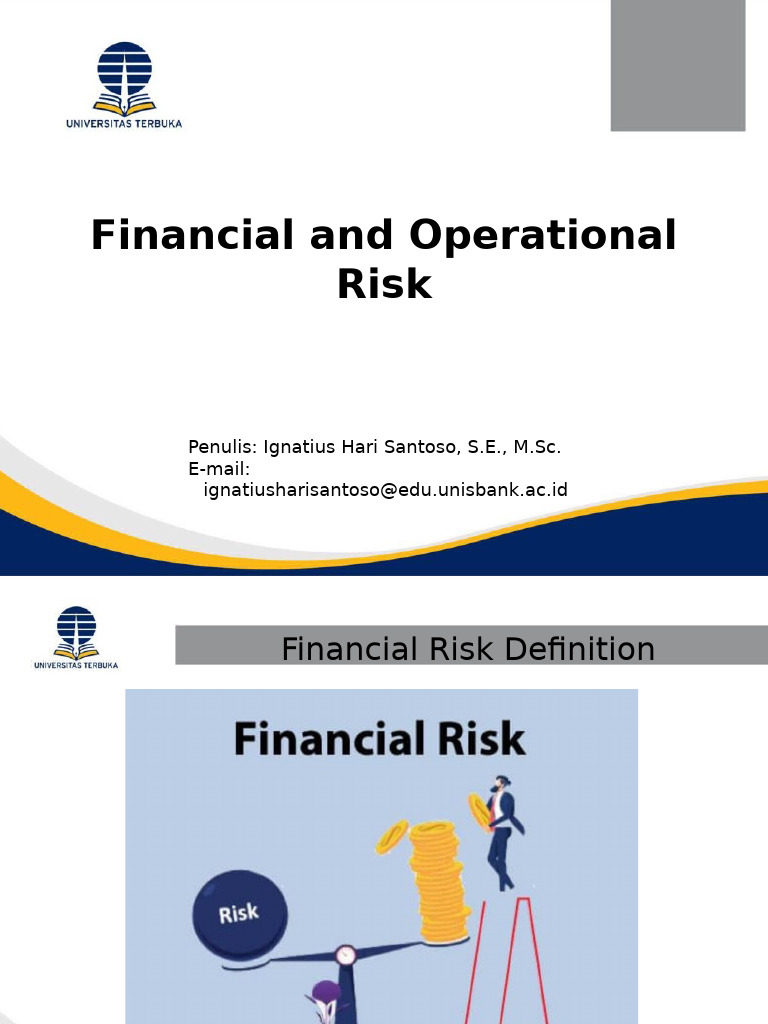 Understanding Financial and Operational Risks | PDF | Financial Risk ...