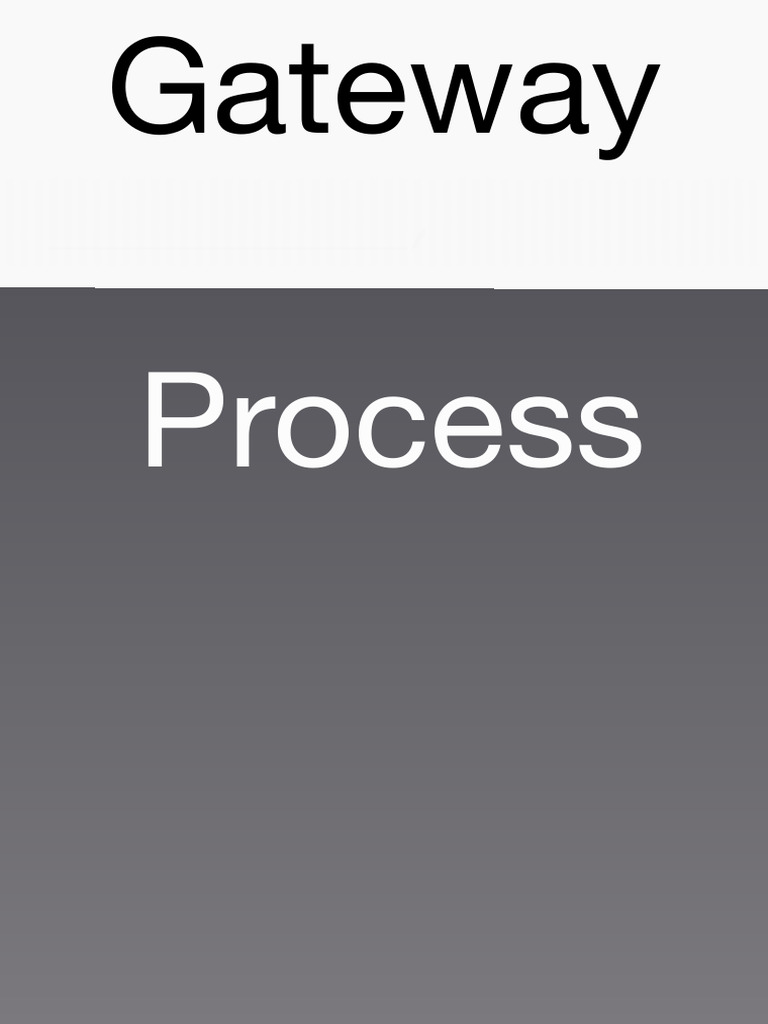 Gateway Analysis (CIA) | PDF