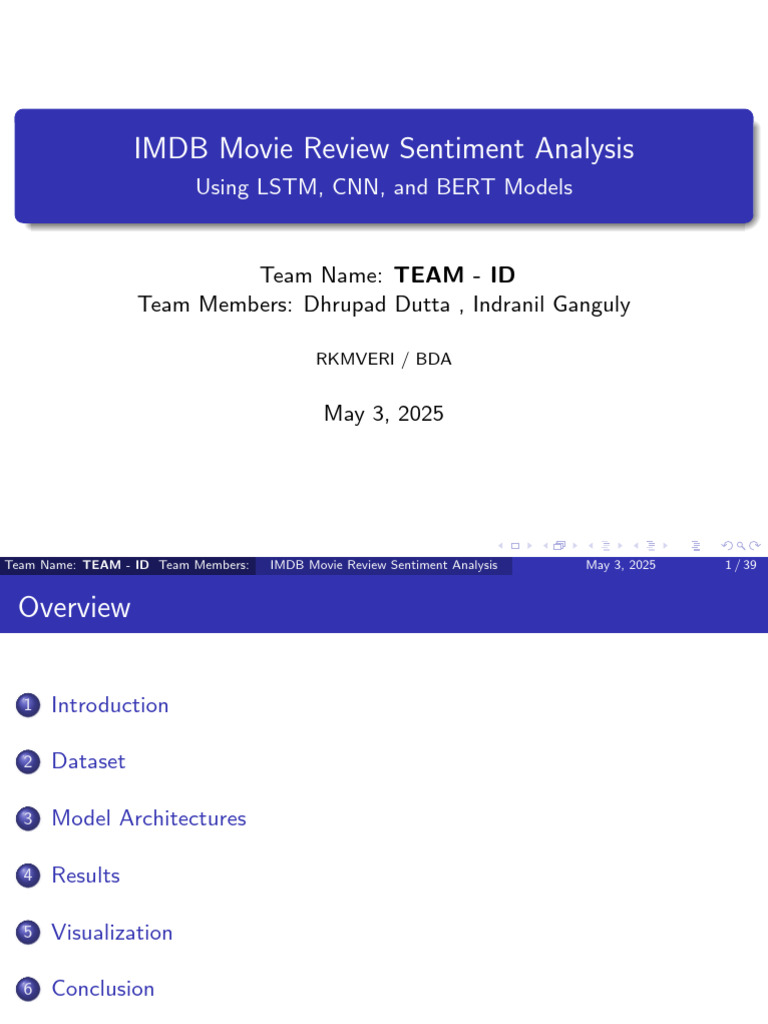 Deep Learning Final Project Presentation | PDF | Algorithms | Artificial Intelligence