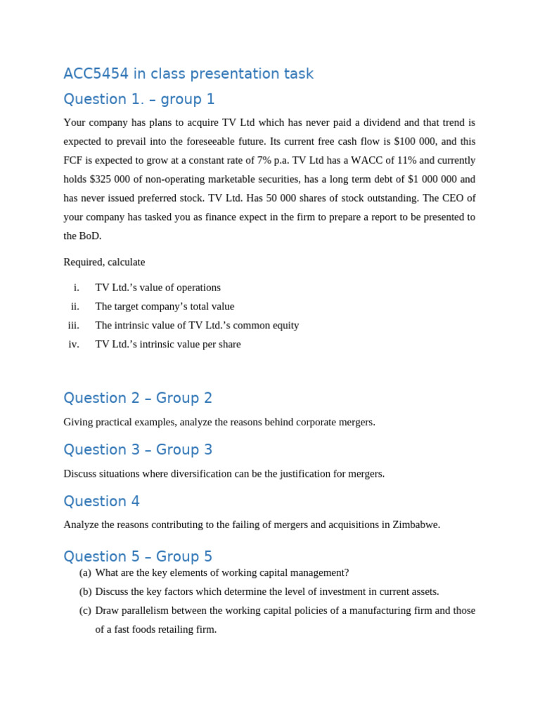 454 in Class Presentation 1 | PDF | Inventory | Financial Markets